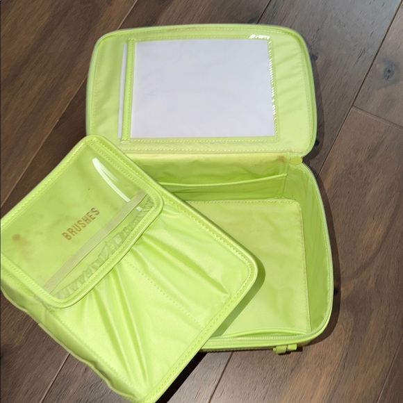 BEIS | Bags | Beis Citron Lime Green Makeup Organizer Case | Poshmark
